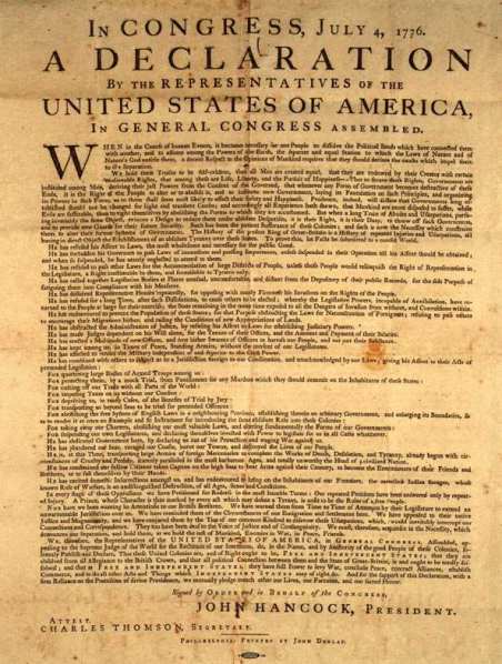 SACRED HONOR PART TWO: QUICK FACTS ABOUT THE SIGNERS OF THE DECLARATION ...