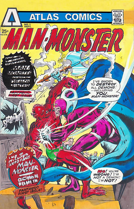 MAN-MONSTER: ATLAS COMICS HERO | Balladeer's Blog