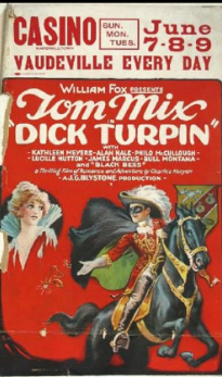DICK TURPIN (1925) – SILENT MOVIE | Balladeer's Blog