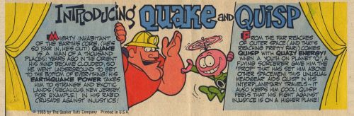QUISP VS QUAKE (1965-1973) | Balladeer's Blog